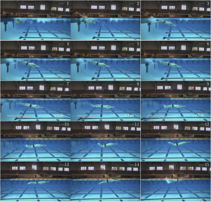 Étude de la coulée en natation | Laboratoire d’Hydraulique Saint-Venant